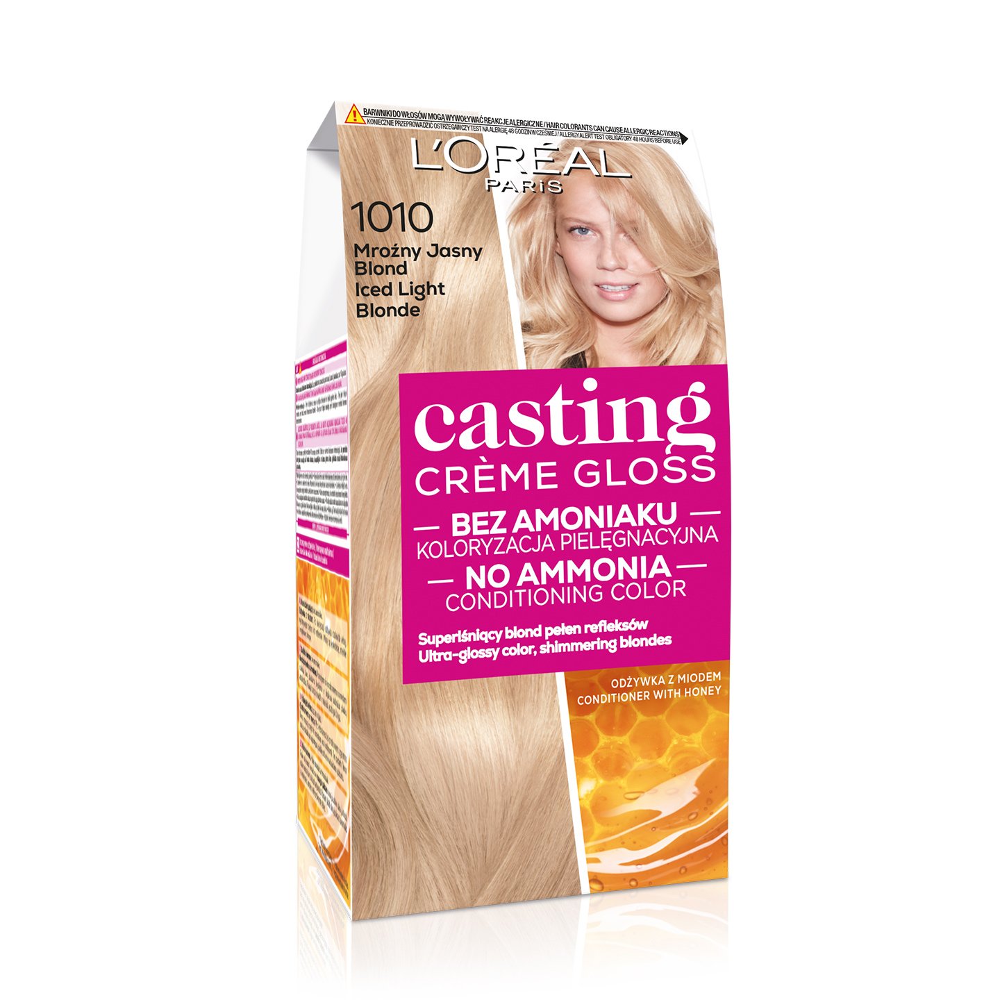 Casting Creme Gloss Koloryzacja włosów Casting Creme Gloss Krem koloryzujący 1010 Jasny Lodowy ...
