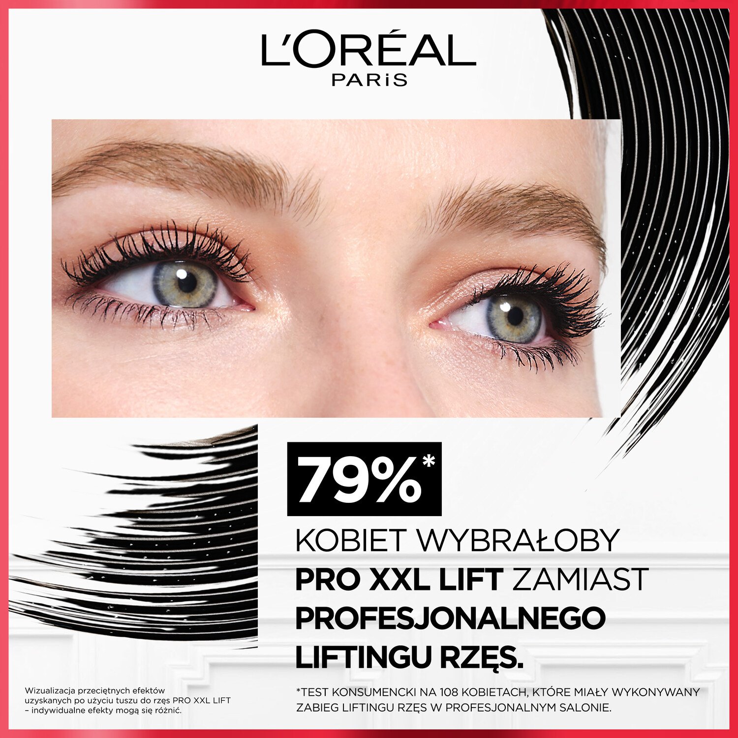 Tusz do rzęs PRO XXL LIFT - efekt liftingu rzęs | L'Oréal Paris